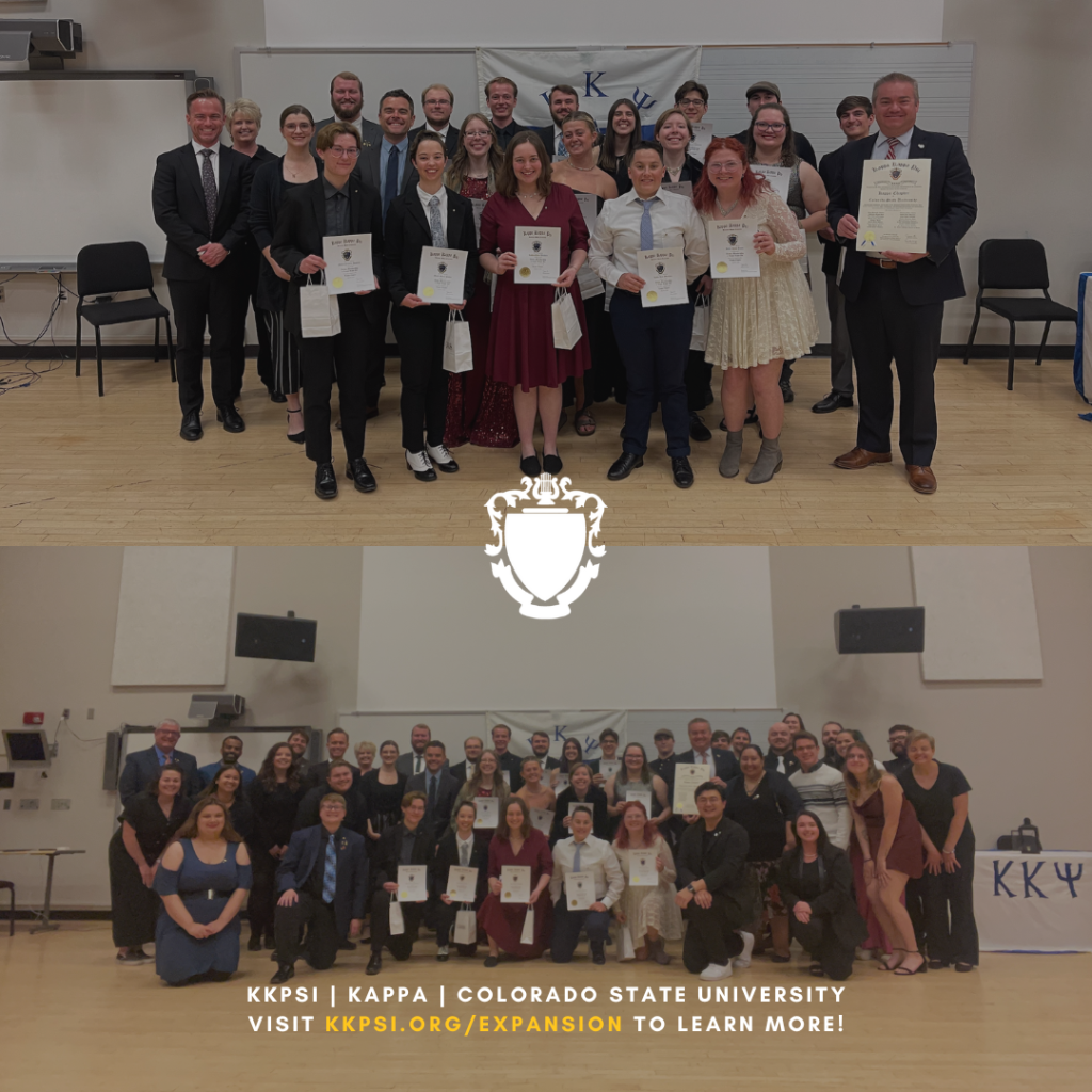 Spring 2023 - Announcement of Chapter Installations - Kappa Kappa Psi